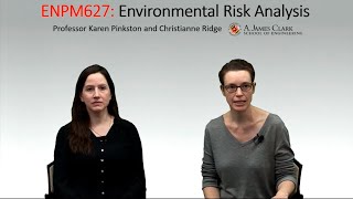 Intro to ENPM627: Environmental Risk Analysis
