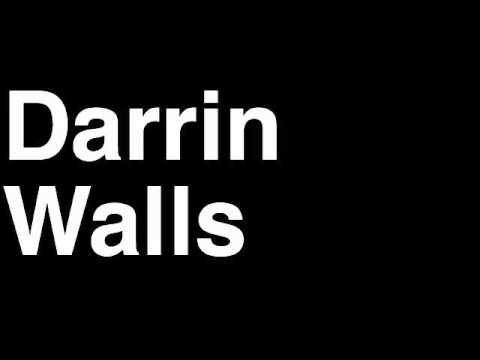 How to Pronounce Darrin Walls Atlanta Falcons NFL Football Touchdown TD Tackle Hit Yard Run