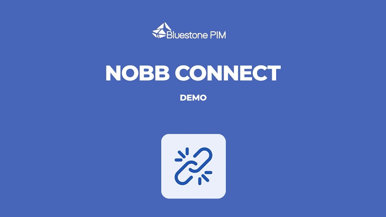 Bluestone PIM - NOBB Connect Demo (Norwegian)