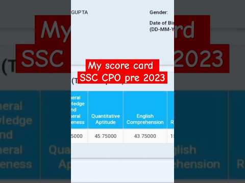 selected CISF SI ⭐⭐👮♂️ AIR 226 || SSC CPO pre 2023 Mark #ssc #ssccpo #viral #motivation #shorts