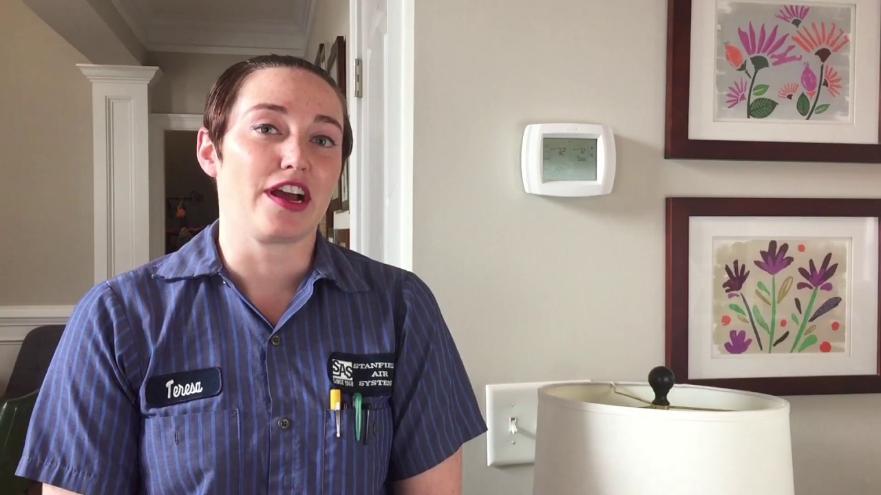 How to fix a blank thermostat