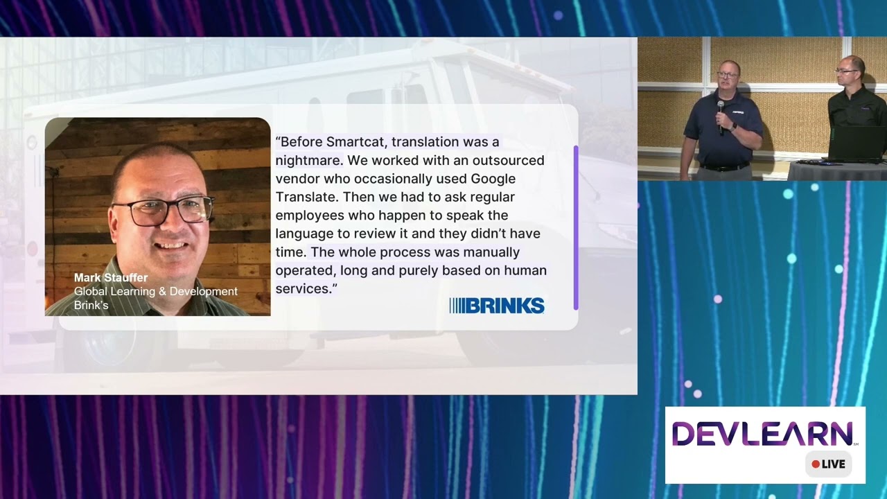 How Brink’s Built Global Leadership Training With Smartcat's AI Course Creation Tool (DevLearn)