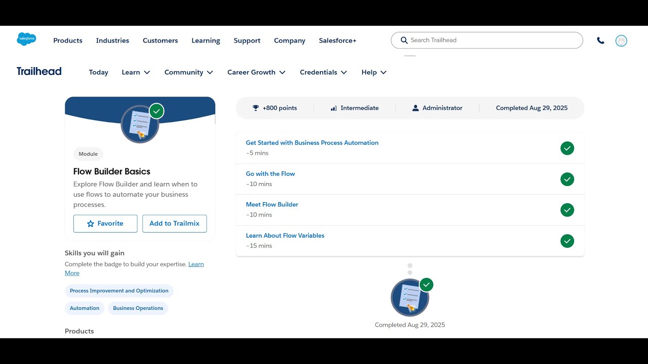 Learn About Flow Variables | Flow Builder Basics |  | Trailhead | Salesforce | Virtual Internship