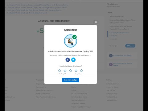 Get Hands-on with Enhance Record Pages With Dynamic Forms || Administrator Certification Maintenance