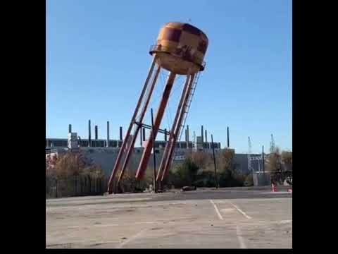 Trenton Mercer Water Tower Demo
