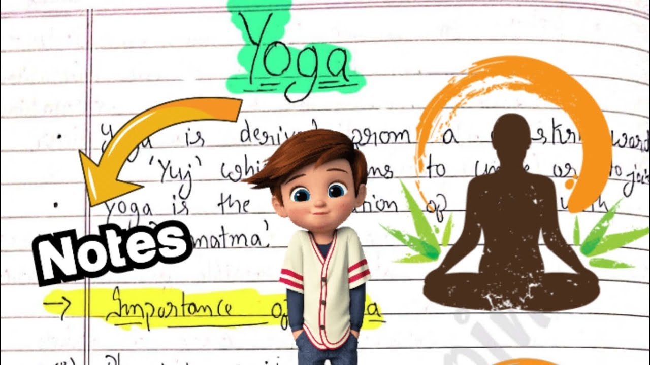 | Yoga |handwritten Notes | Class 11 | Chapter 3 | Physical education |@Edustudy_point