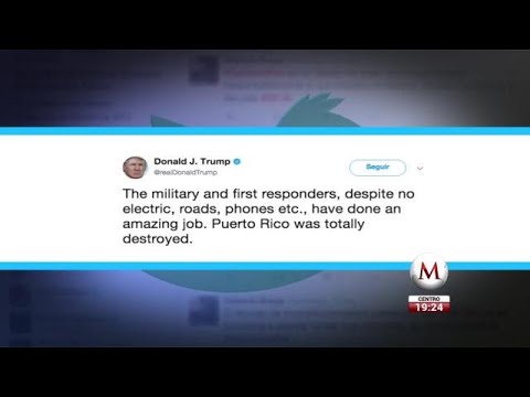 En Twitter, Trump ataca a alcaldesa de San Juan, Puerto Rico