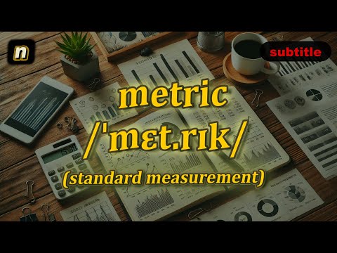[n] Metric meaning (standard measurement) with 5 examples