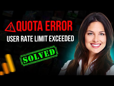 How to Fix “Quota Error: User Rate Limit Exceeded” in Google Analytics API [2025 UPDATE]