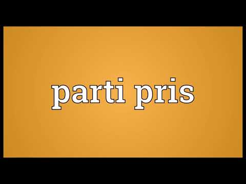Parti pris Meaning