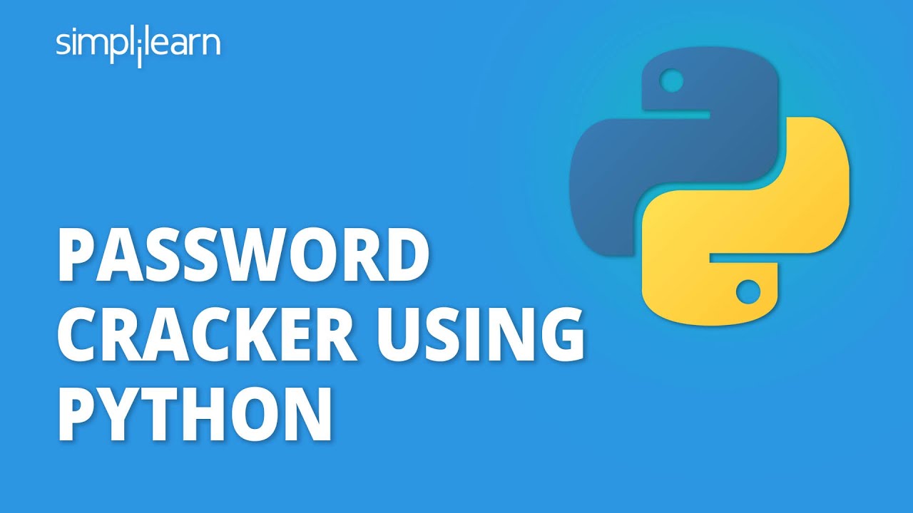 Ethical Hacking using Python | Password Cracker Using Python | Python For Beginners | Simplilearn