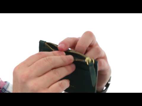 Scotch & Soda Leather Credit Card Wallet with Zipper SKU:8465911