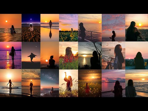 The Most Amazing Sunset Photography & Unique Style Sunset Photo Pose For Girls