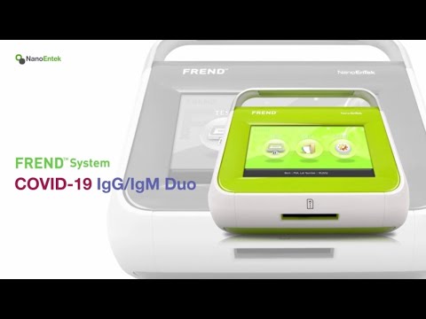 FREND COVID-19 IgG/IgM Duo Tutorial video