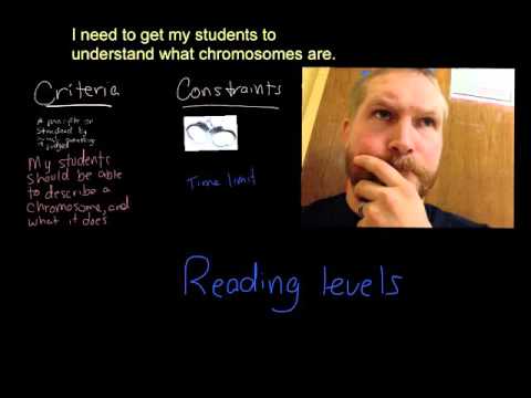 Identifying criteria and constraints