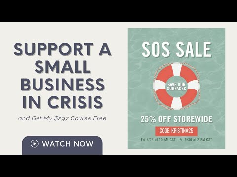 Help Save Replica Surfaces | Get 25% Off + My Course Free