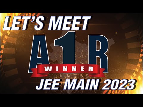 Let's Meet AIR 1 - JEE Main Result 2023 | Meet the Successors of JEE | LIVE || Infinity Learn JEE