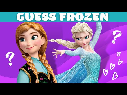 FROZEN ❄️ BEST QUIZ | How well you know about Anna, Elsa and Friends | Guess Frozen