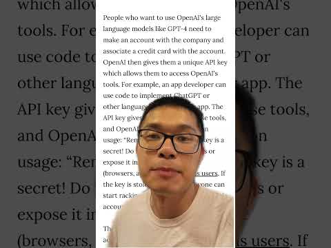 Be careful where you put your OpenAI API keys!