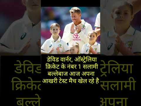David Warner Australian cricketer last match