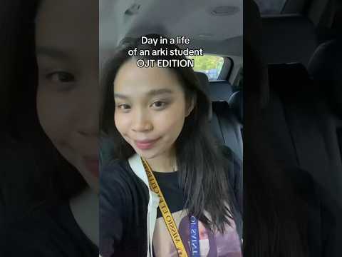 Day in the life of an architecture student intern OJT Edition #architecturestudent #internship