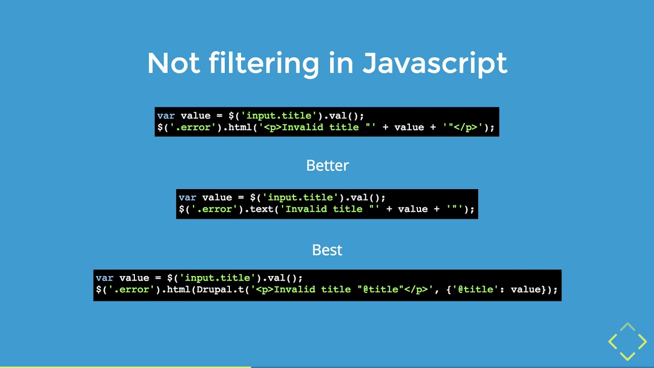 How to write insecure Drupal 8 code