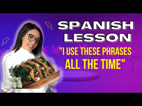 10 minute Spanish Lesson - 20 Phrases You MUST KNOW