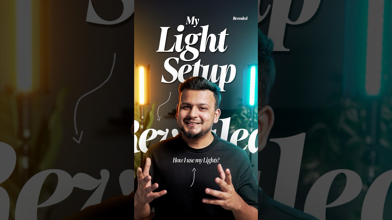 An Easy Lighting Setup For Your Videos | Content Creator Lightning Setup #light #setup #filmmaking