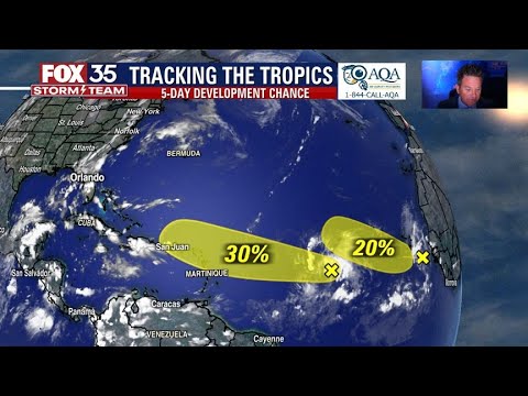 Hurricane center tracking 2 tropical systems: Could one become Fiona?