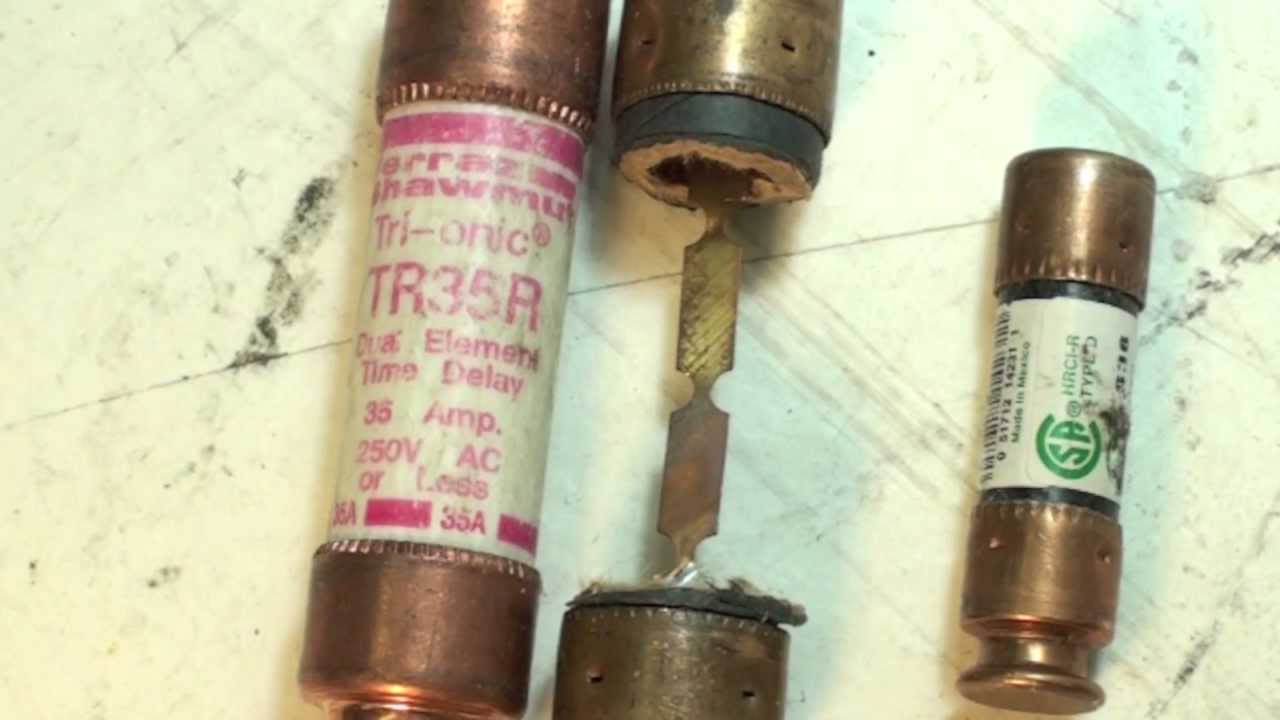 The cartridge fuse. Fuses part 3