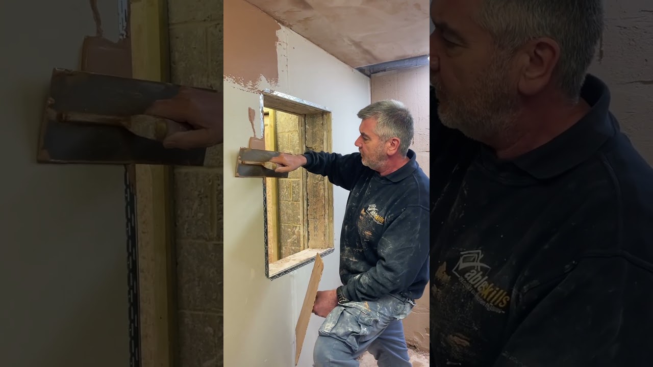 Able Skills Introductory Plastering Course #diy #plasteringwork #plaster_work #plastering