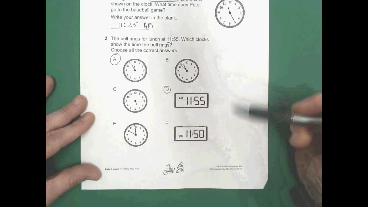 2nd Grade iReady Math Unit 2 - Lesson 11