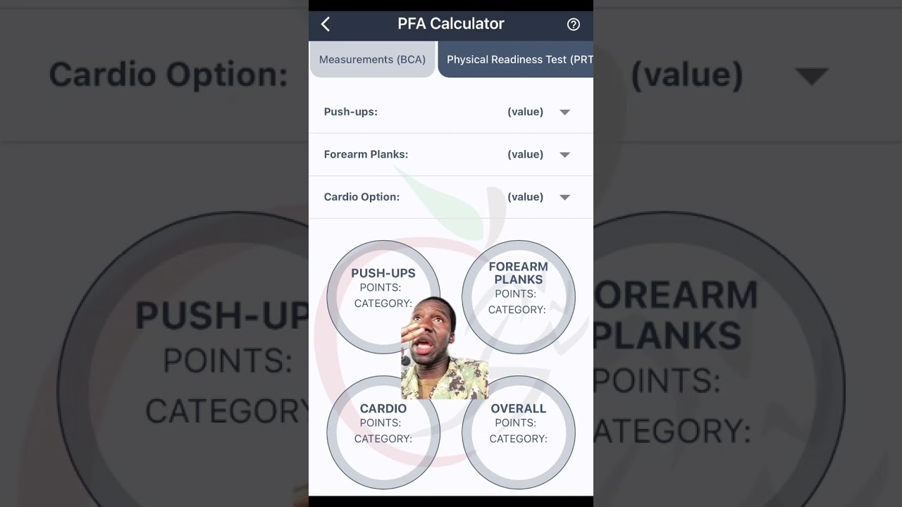 How to Grade your score on the Navy Official PFA App! #shorts #navy #charlonofficial #pfa #prt
