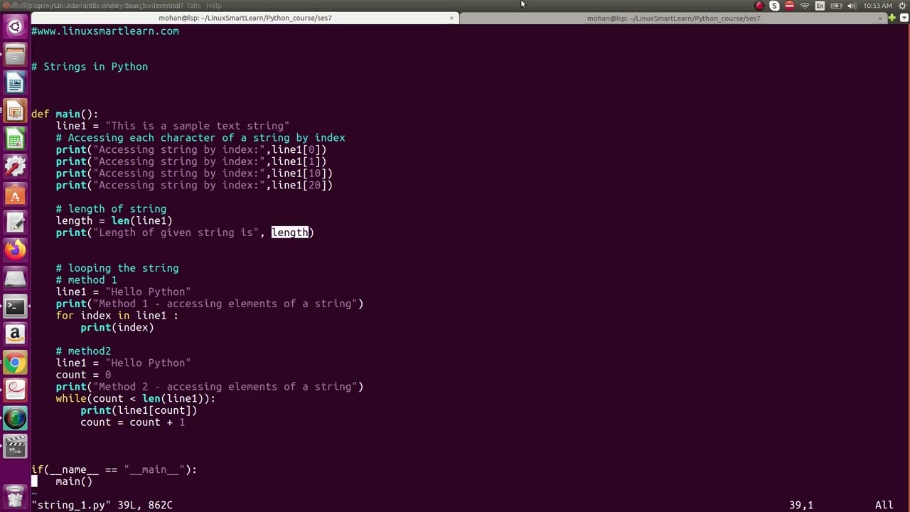 07_01: Strings in Python - Part 1