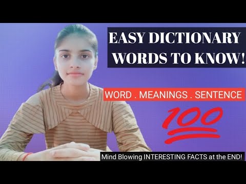Easy words to Know with Alphabet "E" | Unbelievable but true facts | By D For DICTIONARY