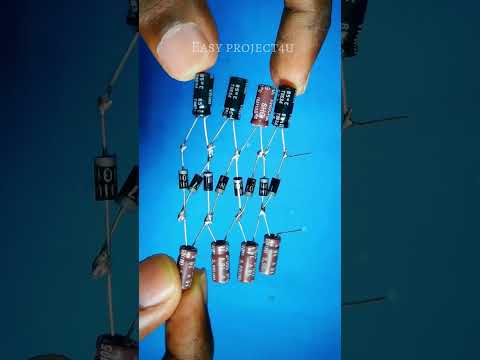 kenaikan tegangan dengan dioda serial plus kapasitor