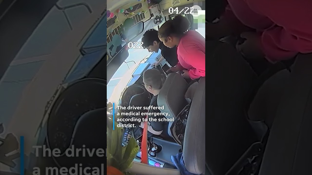 Quick‑thinking middle schoolers help bus driver in medical emergency