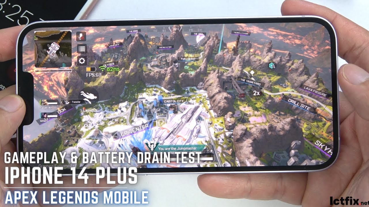 iPhone 14 Plus Apex Legends Mobile Gaming test | Apple A15 Bionic