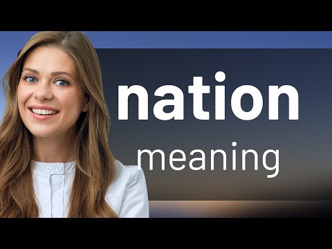 Nation | meaning of NATION