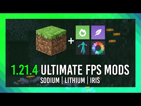 INSANE FPS 🤯 [1.21.4] Sodium, Lithium, Iris +MORE | MAX performance + Shaders