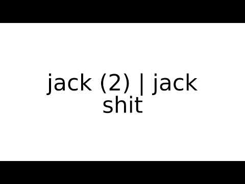 jack (2) | jack shit #slang #slangs #english #meaning #meanings #definition #definitions