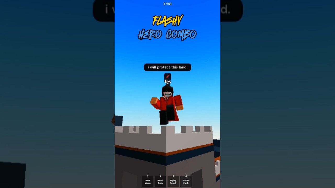FLASHY hero combo. (Roblox project smash)