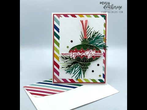 Stampin Up//Handcrafted Elements//Joy of Noel//Merry Bold & Bright DSP//Christmas//Sep-Dec 2023