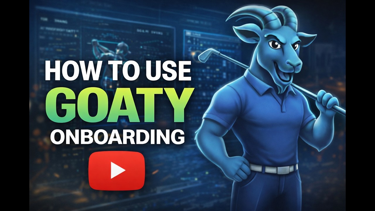 How to use the GOATY AI Golf Coaching System