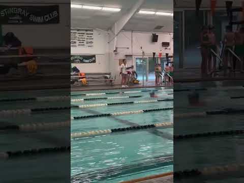 Won the 200 IM with a time of 2:54 #swim #swimming #lockedin #champion #swimmeet