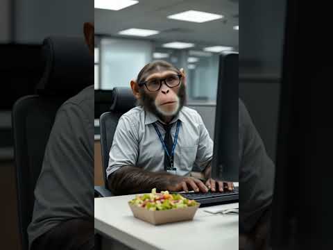Smart Monkey on Computer π» | Mind-Blowing Skills Caught on Camera!