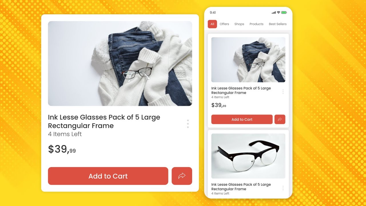Figma Tutorial: How To Create Cards For Mobile Apps | #uxfive #tutorial #figma