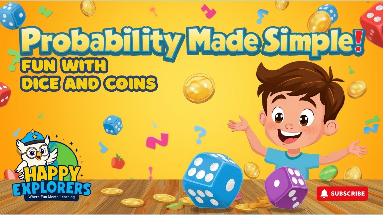 Probability for Kids | Dice, Coins & Fun Math Games for Kids | Learn Chances & Outcomes