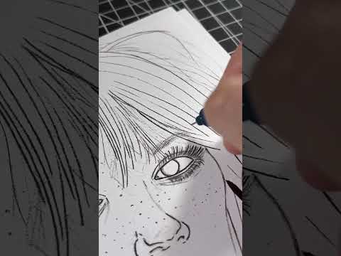 Wednesday Addams | Merlina Addams how to draw fan art #art #merlina #wednesday #netflix #shorts