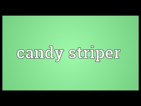 Candy striper Meaning